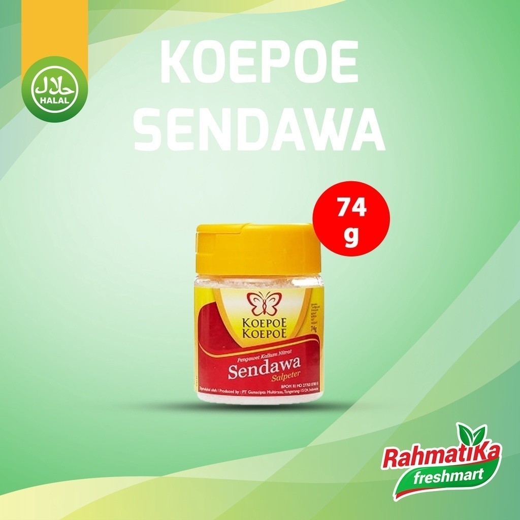 Jual Koepoe Koepoe Pengawet Kalium Nitrat Sendawa / Salpeter 74 gr ...