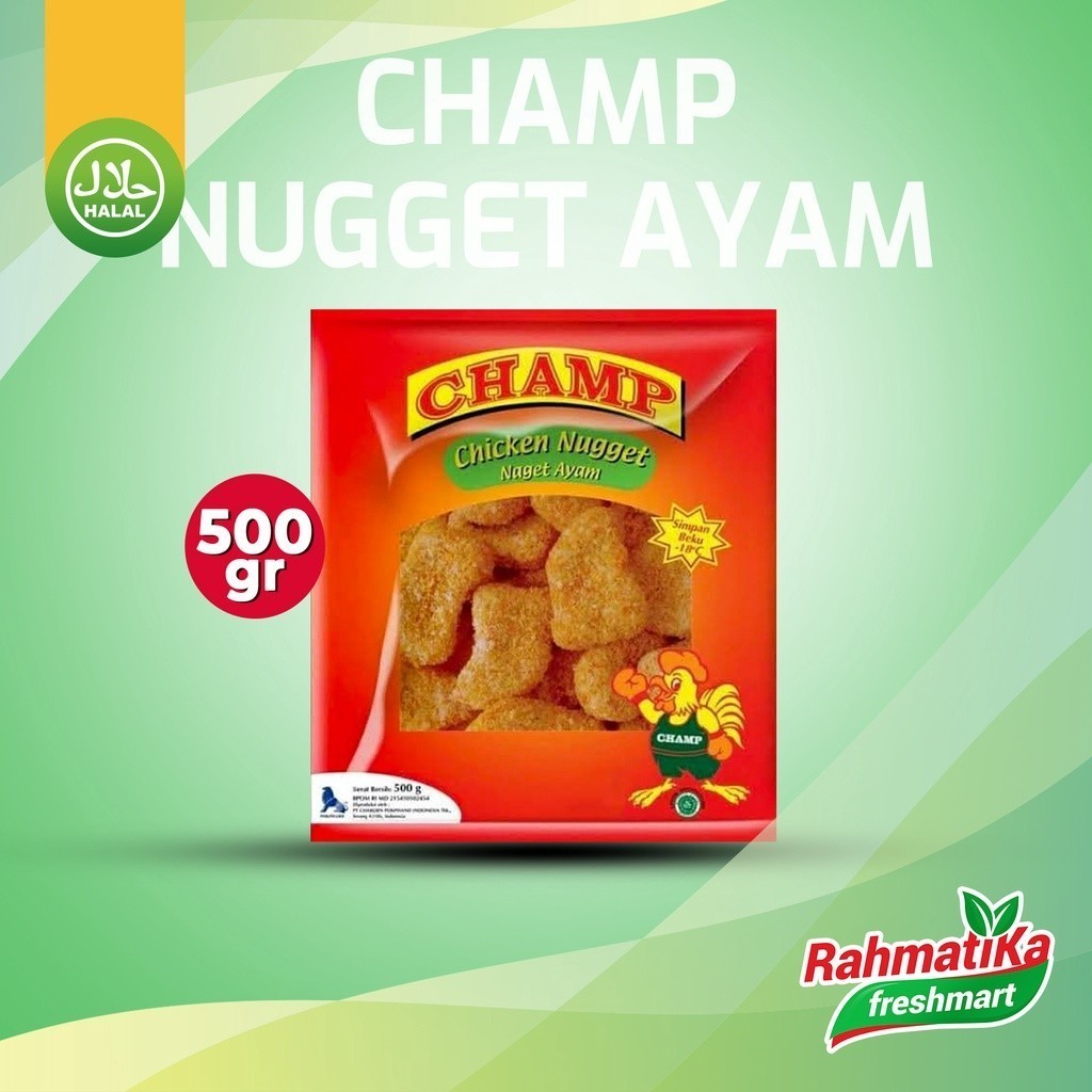 Jual Champ Combination Chicken Nugget - Naget Ayam Kombinasi 500 gram ...