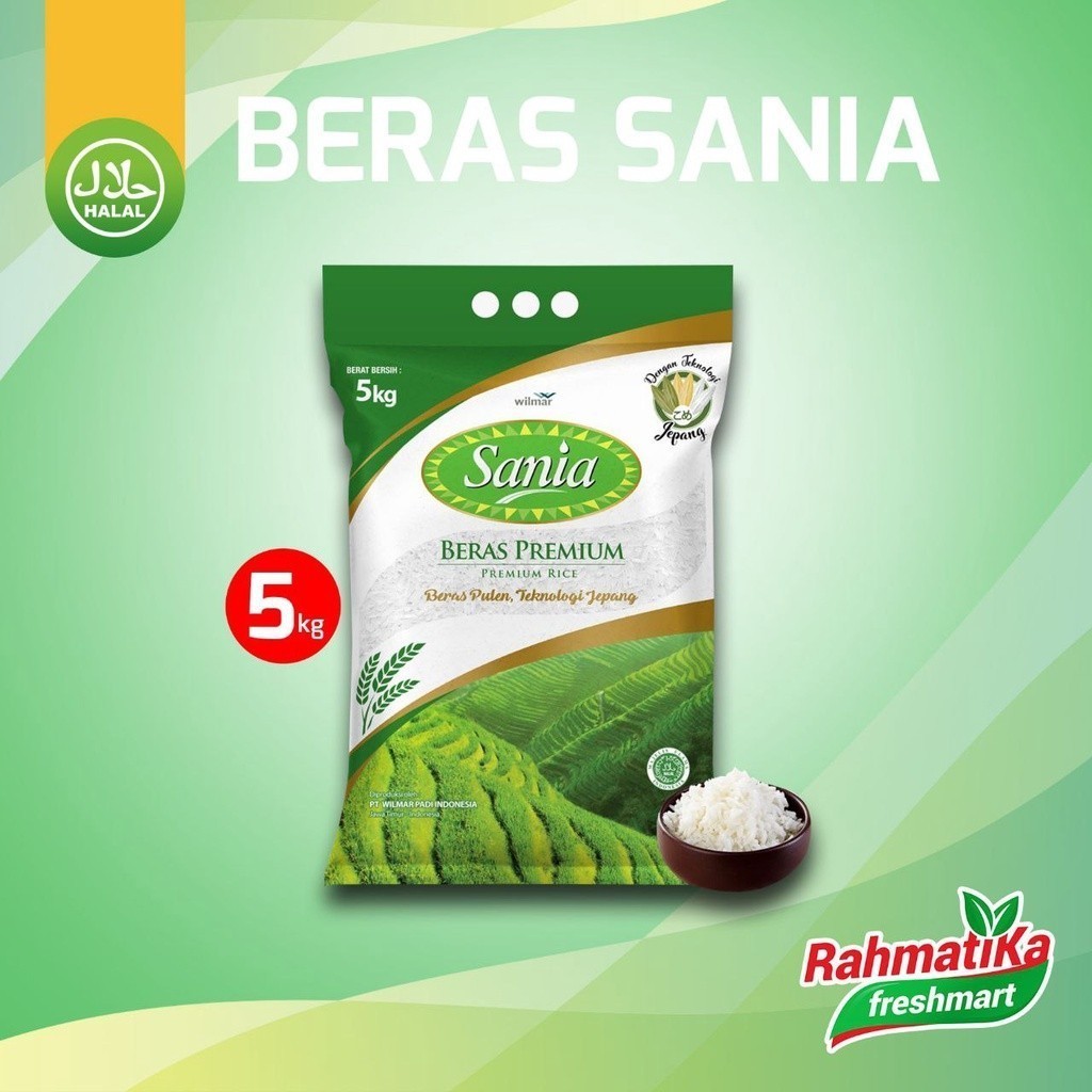 Jual Beras Sania Premium 5 Kg | Shopee Indonesia