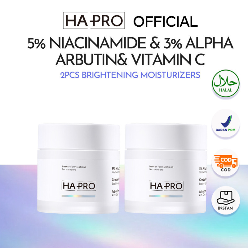 Jual [HAPRO] HA PRO Bundling 2pcs Niacinamide Arbutin Whitening Glowing ...