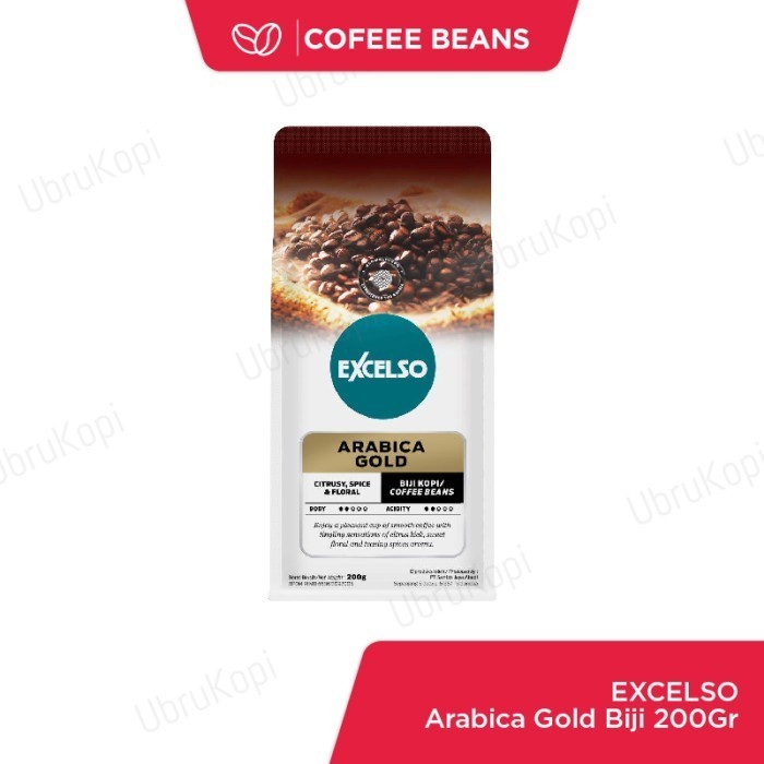 Jual Excelso Biji Kopi Arabica Gold 200G | Shopee Indonesia