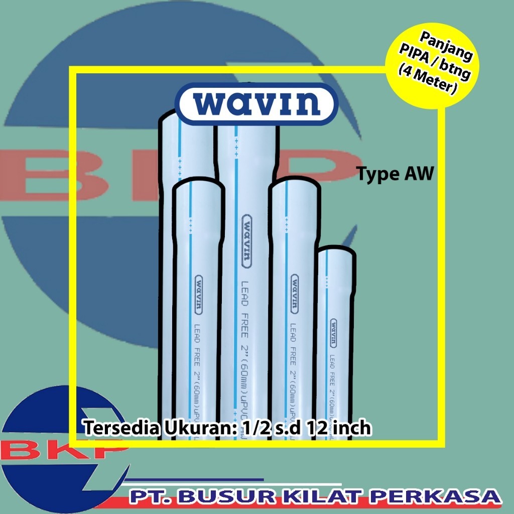 Jual Pipa Pvc Wavin uk. 3 inch Type AW (Potong 2 Meter) | Shopee Indonesia