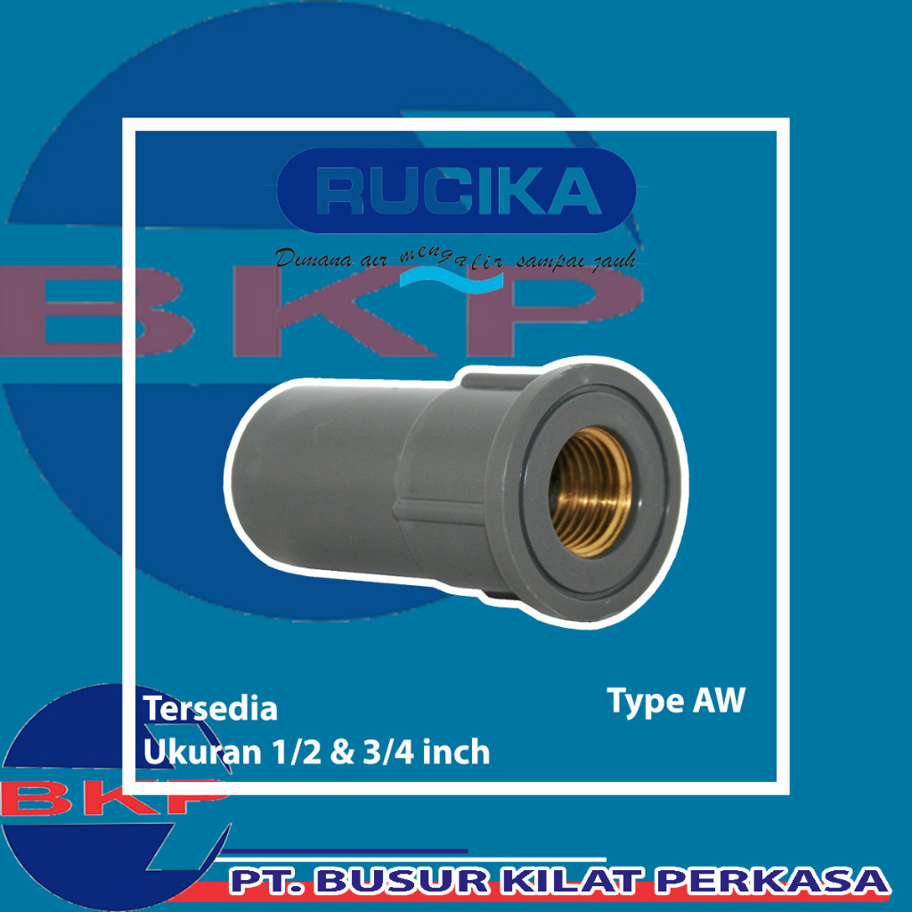 Jual Sdd Metal 1/2 Inch Pvc Rucika (Aw) / Faucet Socket Metal / Pipa ...