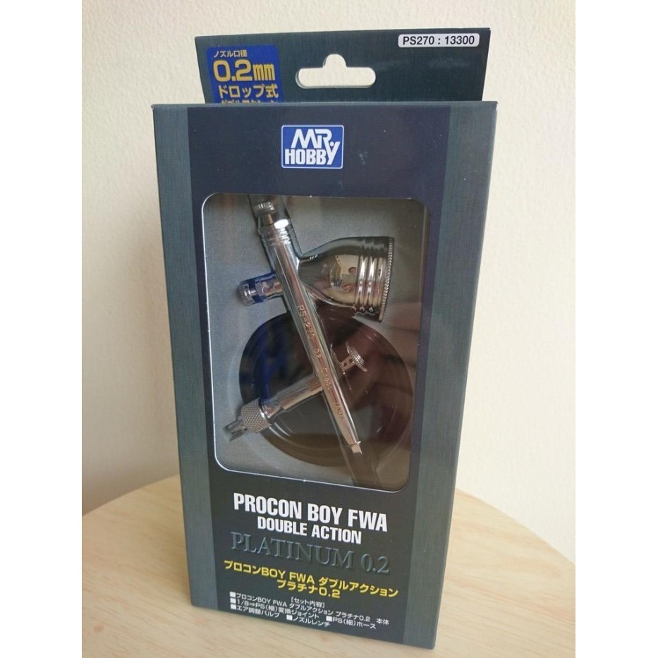 Jual GSI Creos Mr. Airbrush Procon Boy FWA PS-270 0.2mm Platinum | Shopee Indonesia