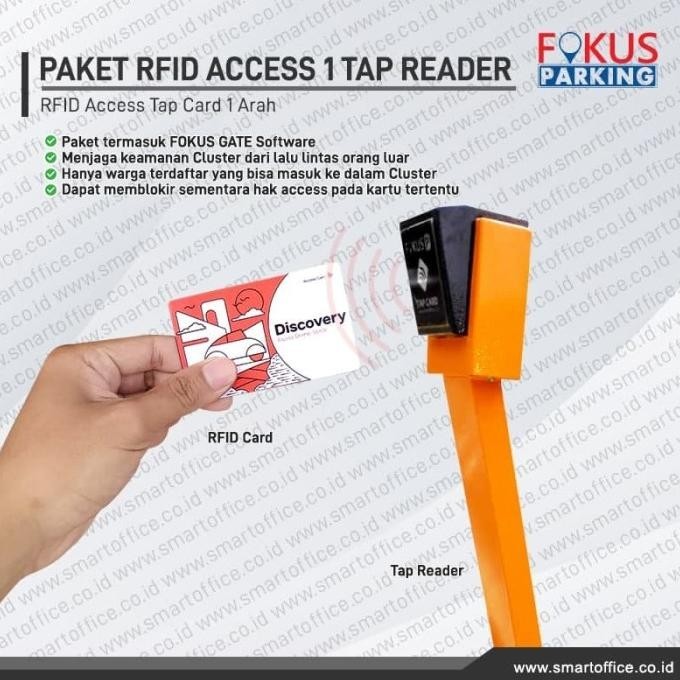 Jual Paket Cardteck RFID Access Barrier Gate 1 Reader Tap Card ...