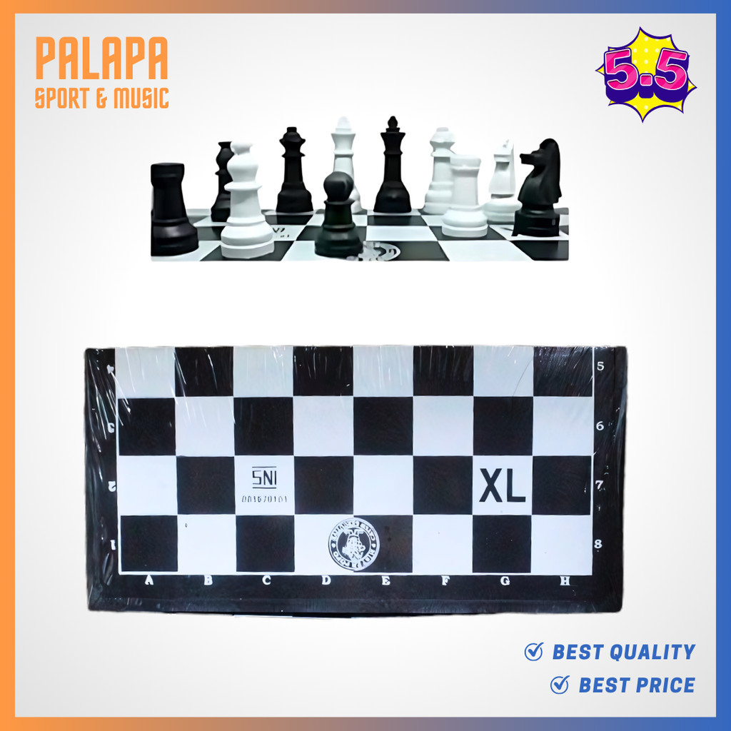 Jual Papan Catur Plastik / Chess Board Games Plastik XL | Shopee Indonesia