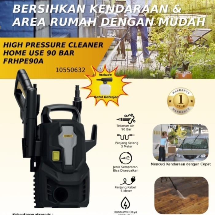 Jual Mesin Steam Mini Krisbow High Pressure 90Bar | Shopee Indonesia
