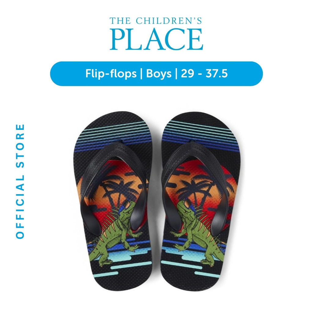 Jual Boys Iguana Flip Flops - Sandal Jepit Anak Laki (Hitam) | Shopee ...
