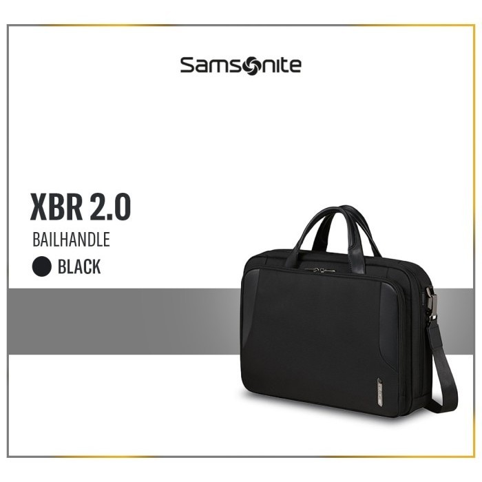 Jual Samsonite XBR 2.0 Bailhandle 15.6" 2C - Black | Shopee Indonesia