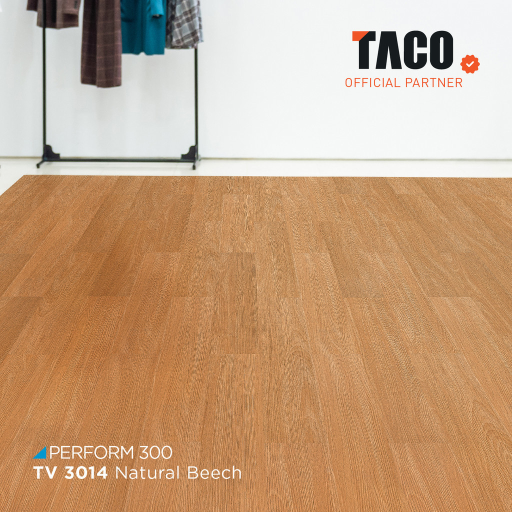 Jual TACO Lantai Vinyl 3mm - TV 3014 Natural Beech | Shopee Indonesia