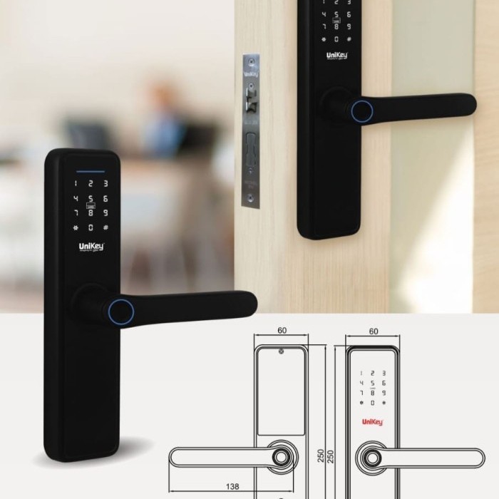 Jual Unikey Digital Lock Dgl 8003 Kunci Pintu Digital | Shopee Indonesia