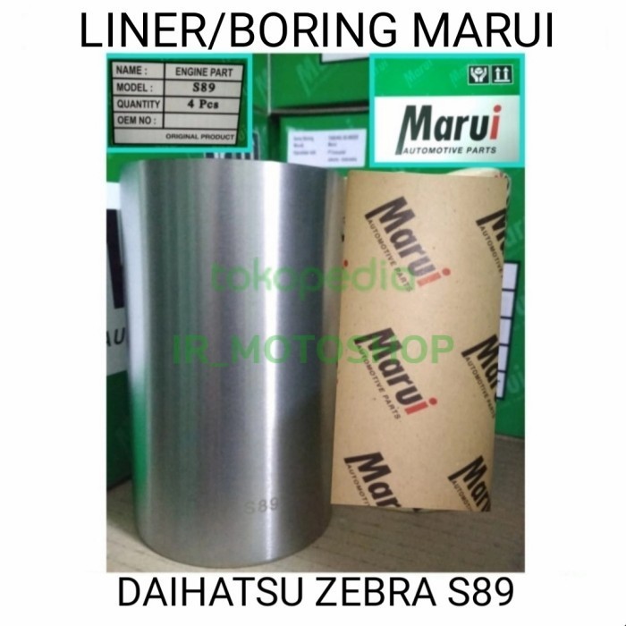 Jual LINER BORING DAIHATSU ZEBRA S89 MARUI | Shopee Indonesia