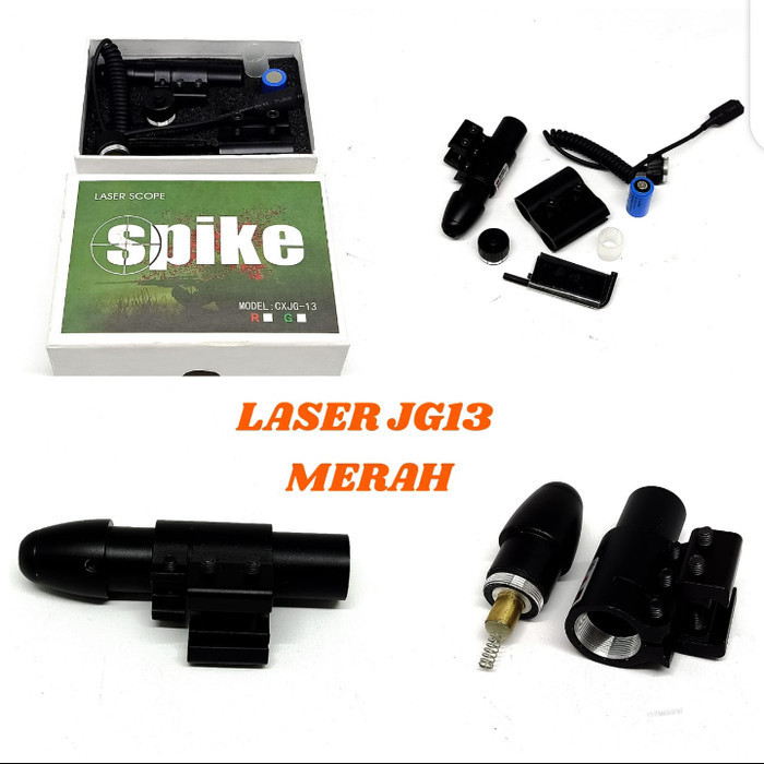 Jual Laser Scope Merah Spike | Shopee Indonesia