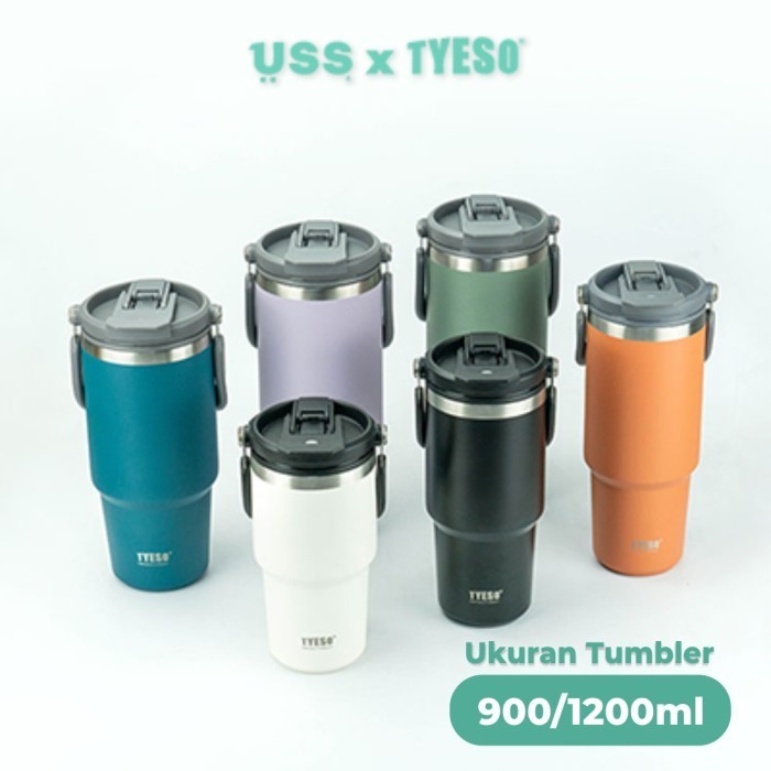 Jual USS x Tyeso Tumbler Coffee Mug 900 ml Aesthetic Korea Kantoran | Shopee Indonesia