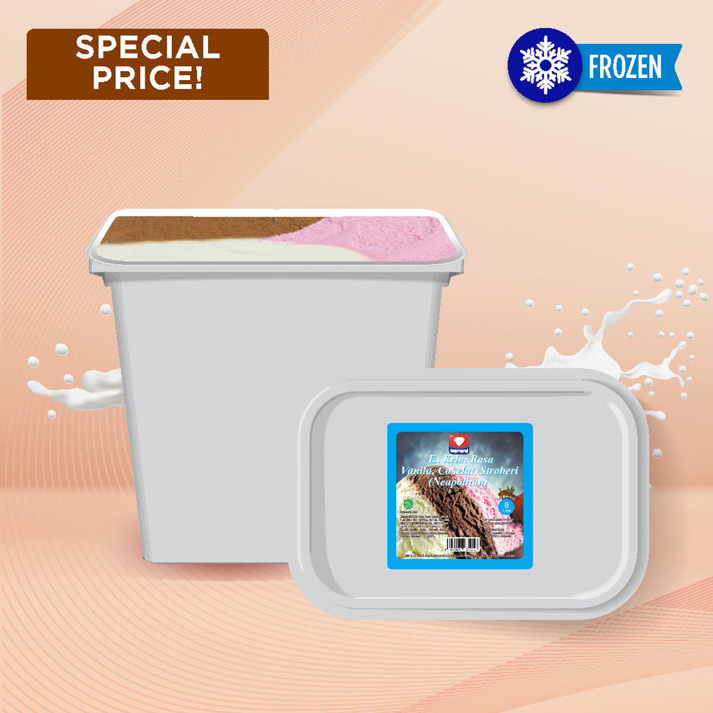 Jual DIAMOND ICE CREAM NEAPOLITAN 8 LT | Shopee Indonesia