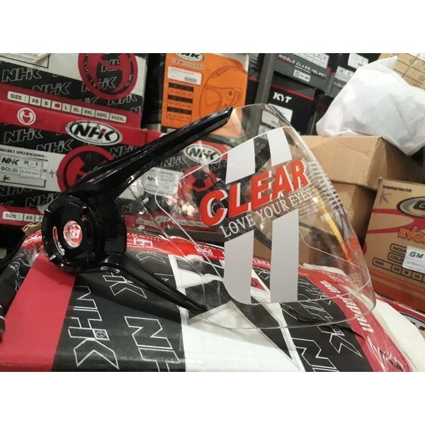 Jual kaca helm nhk reventor kaca helm nhk half face | Shopee Indonesia