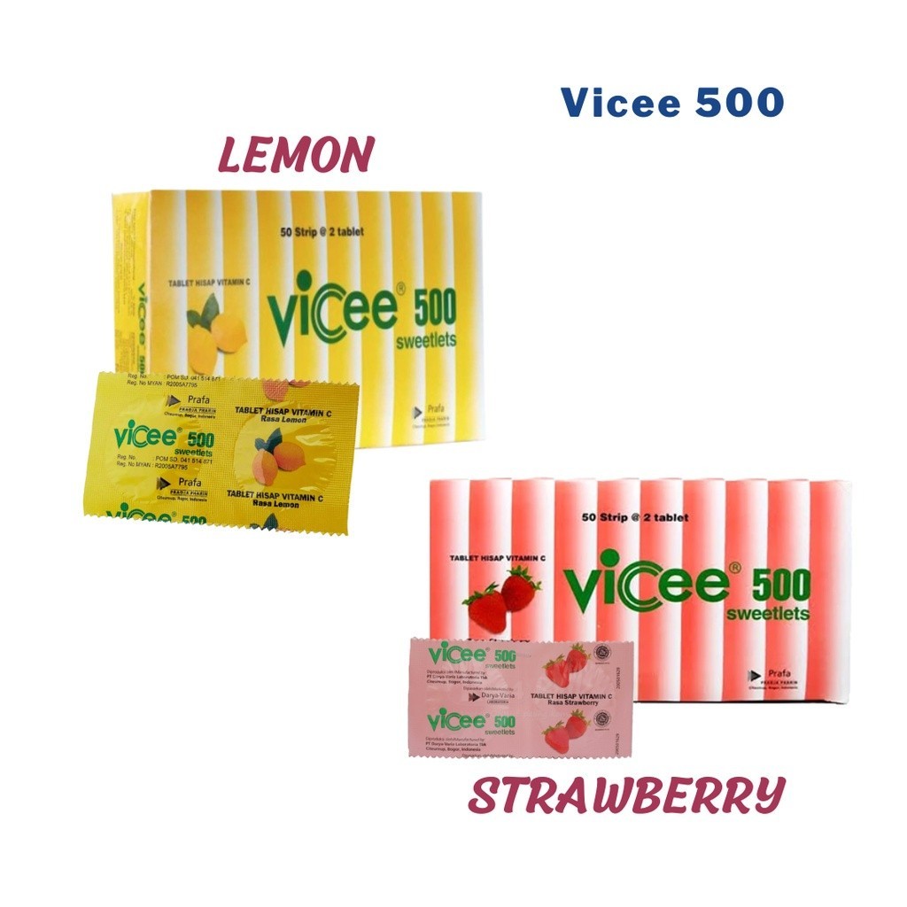 Jual VICEE VITAMIN TABLET HISAP - BANTU DAYA TAHAN TUBUH | Shopee Indonesia