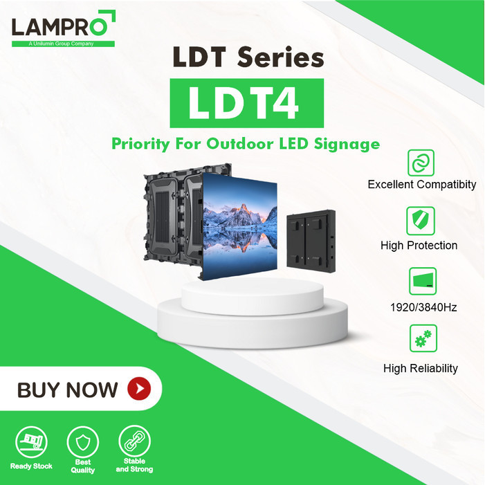 Jual PAKET LED VIDEOTRON P4 OUTDOOR LDT SERIES - LAMPRO (UNILUMIN GROUP ...