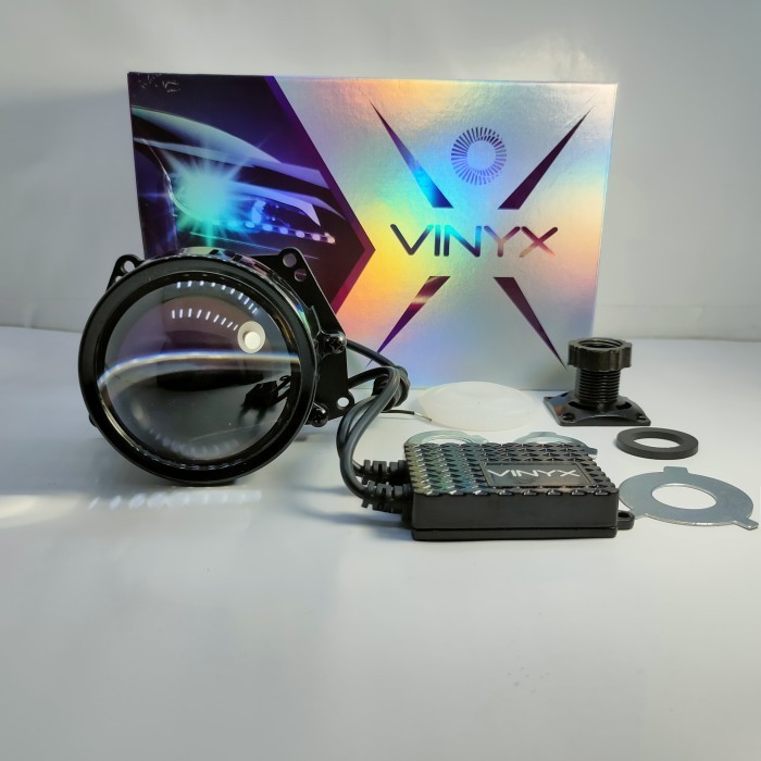 Jual Projector Projie Bi LED Blue Lens 3 Inch High Low Mobil Motor 45 ...