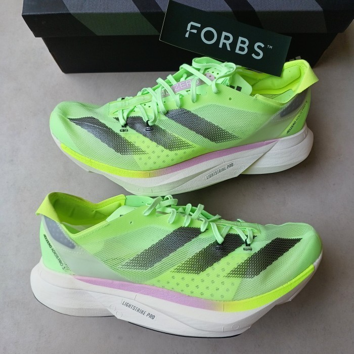 Jual Adidas Adizero Adios Pro 3 Green Spark Aurora Metallic Lucid Lemon ...
