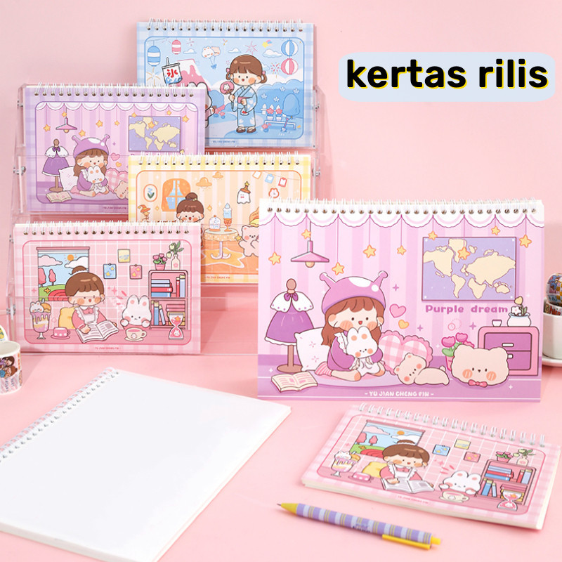 Jual FREE SHIPPING / READY BALI 40 LEMBAR A5 BUKU TEMPEL STIKER LUCU ...
