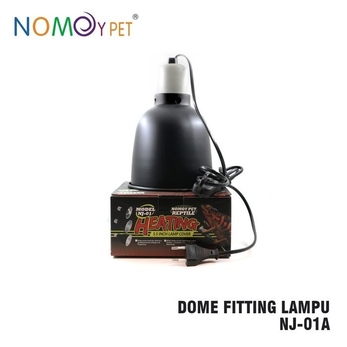 Jual Fitting Aluminium Light Dome 14Cm 5" Nomoy Nj-01 A Uvb Reptil Bd ...