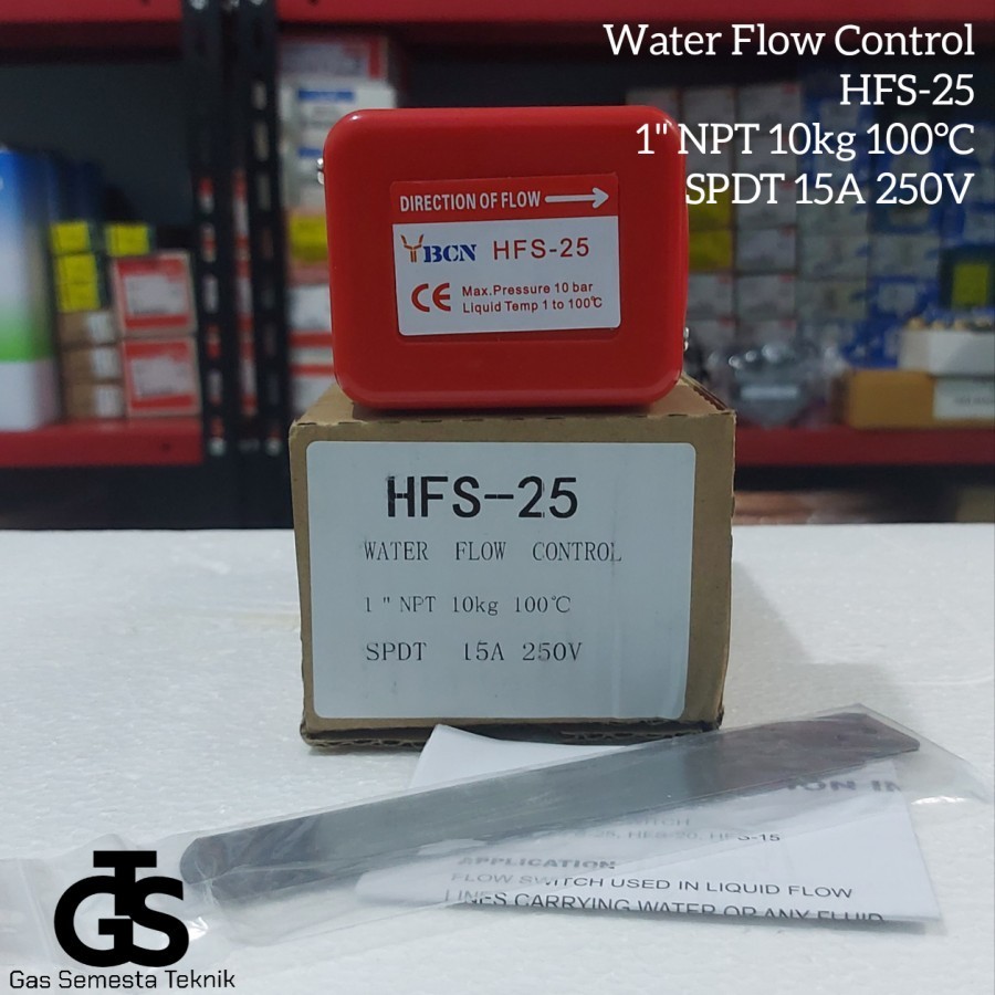 Jual WATER FLOW CONTROL HFS-25 1" | WATER FLOW SWITCH 1" HFS 25 ...