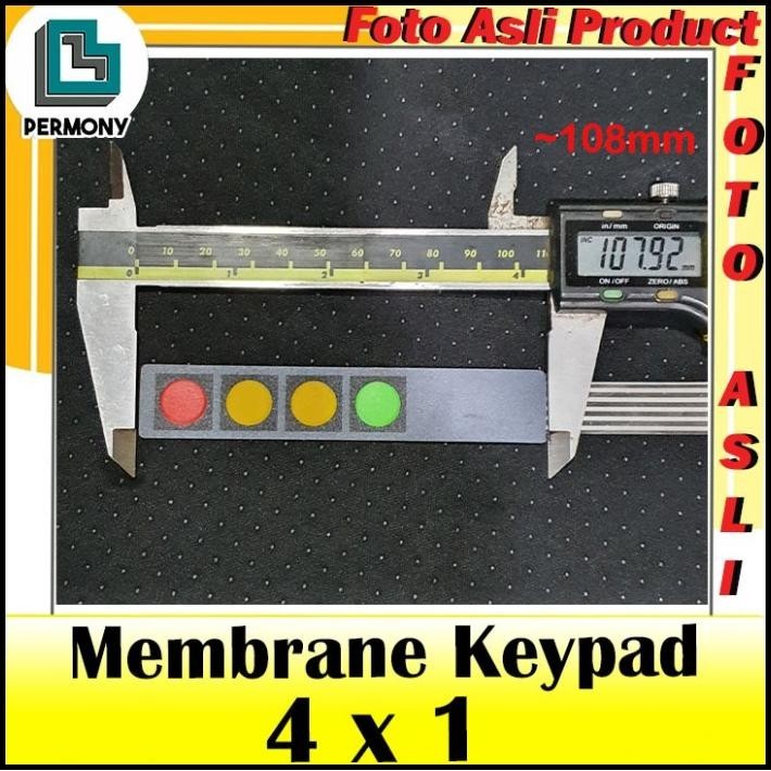 Jual DISKON MEMBRANE 1X4 KEYPAD SWITCH BUTTON TOMBOL 4X1 KEY ARRAY ...