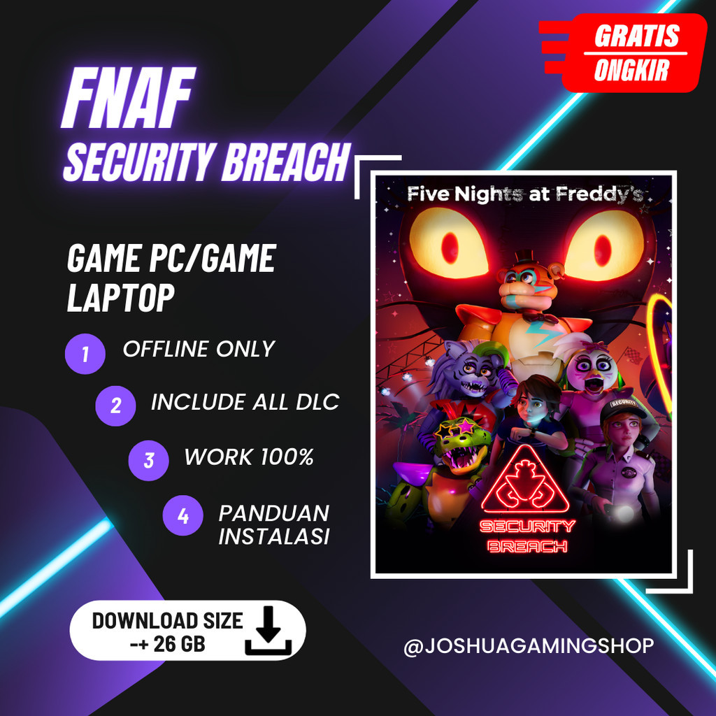 Jual Five Nights at Freddy's: Security Breach - PC Game | Shopee Indonesia