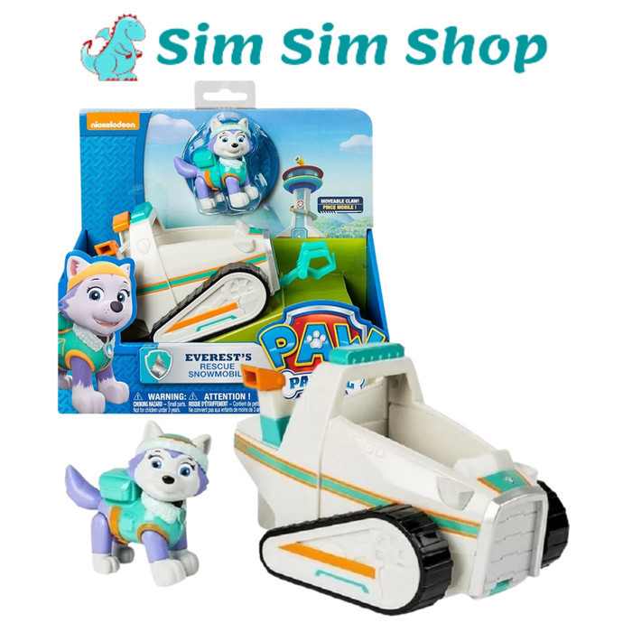 Jual Paw Patrol Everest'S Everest Rescue Snowmobile Figure Set Original ...
