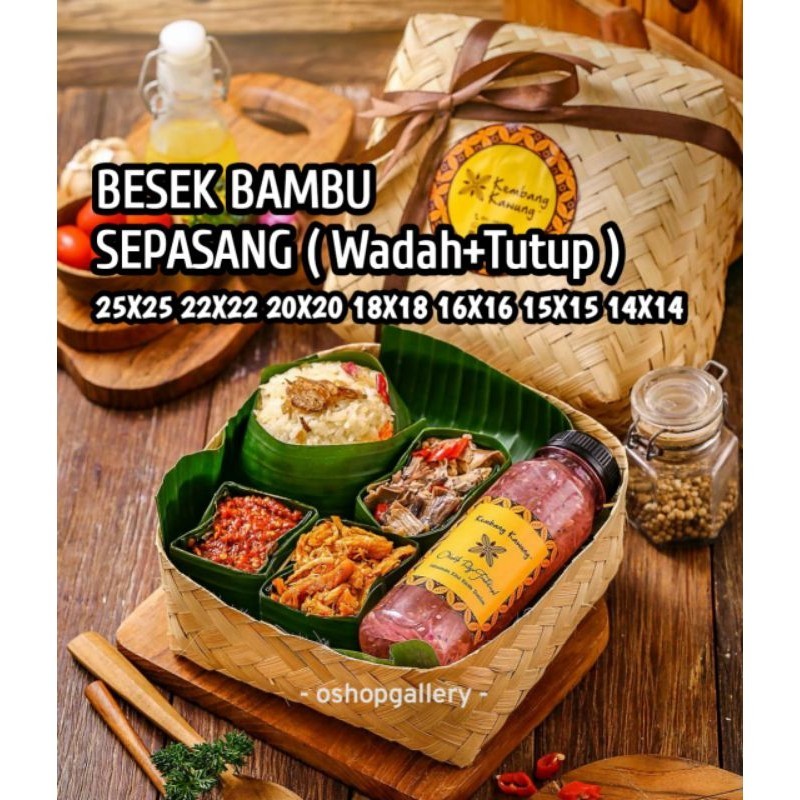 Jual BESEK BAMBU 25x25 22x22 20x20 18x18 16x16 15x15 14x14 MURAH ...