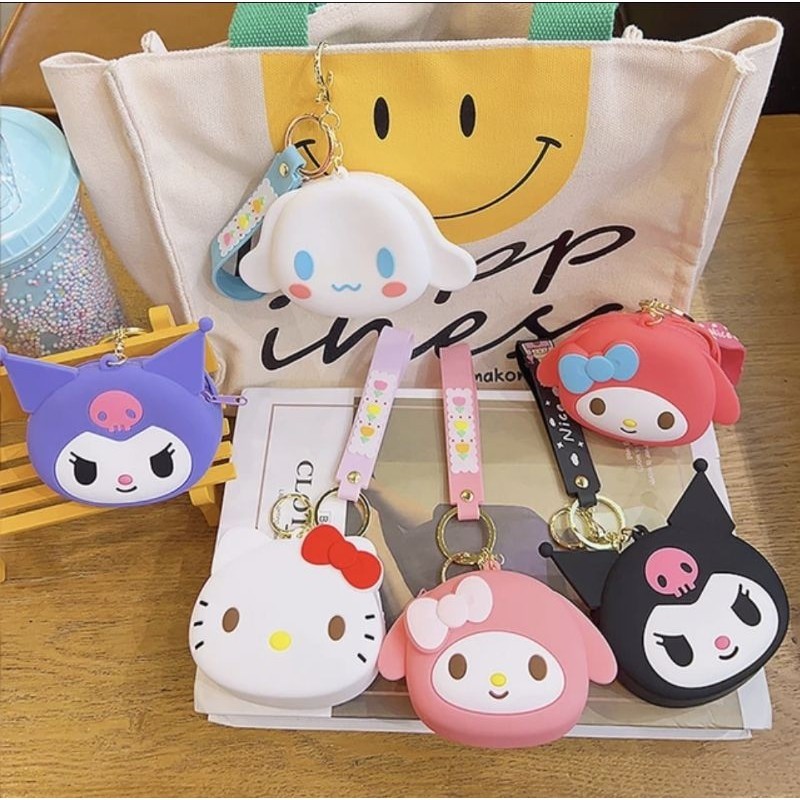 Jual Dompet Koin Silikon Kawaii Sanrio Hello Kitty Kuromi My Melody ...