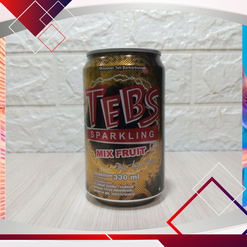 Jual Tebs Sparkling Mix Fruit Kaleng 330ml . | Shopee Indonesia