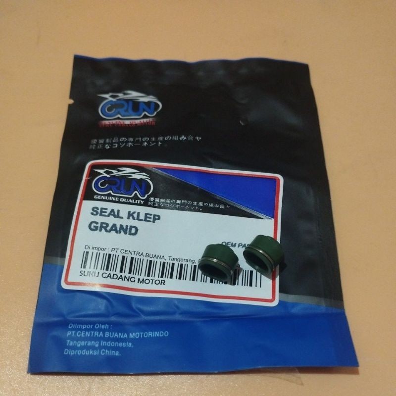 Jual Crun SEAL KLEP SET GRAND (GN5) /SUPRA /VARIO /BEAT /BLADE /REVO ...