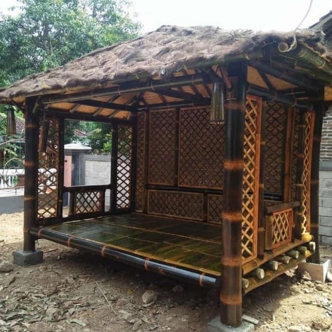 Jual Gazebo Bambu / Saung Bambu / Saung Gazebo Bambu / Saung Bambu ...