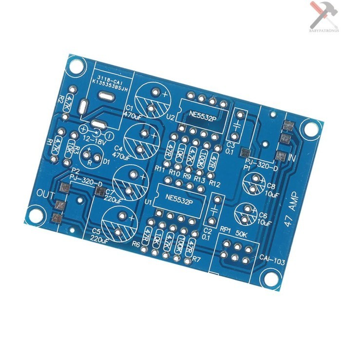 Jual Ne5532 Amplifier Headphone Hi-Fi 47 Amp Diy Dengan Housing ...