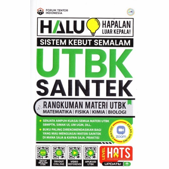 Jual BUKU HALUBUKU UTBK SBMPTN SAINTEK & SOSHUM 2022 | Shopee Indonesia