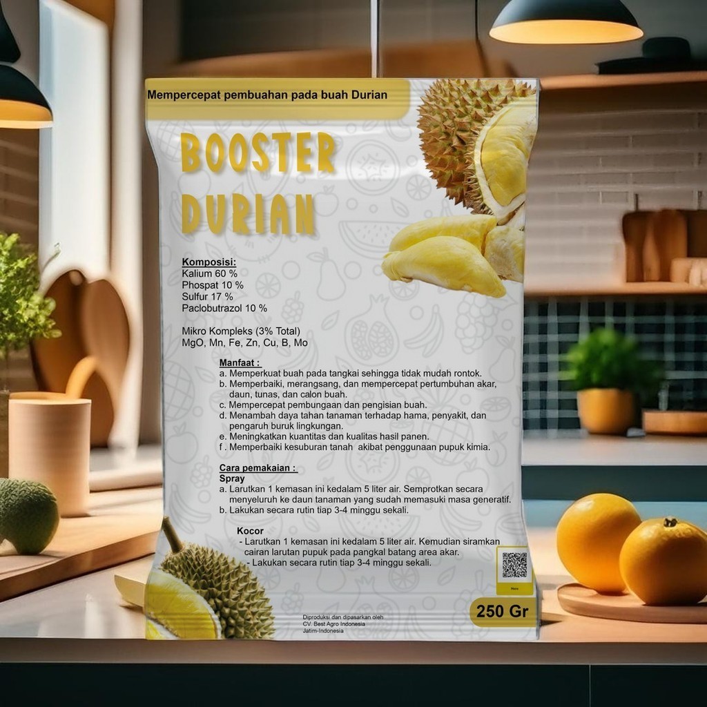 Jual Booster Durian 250 gram Pupuk Booster Buah | Shopee Indonesia
