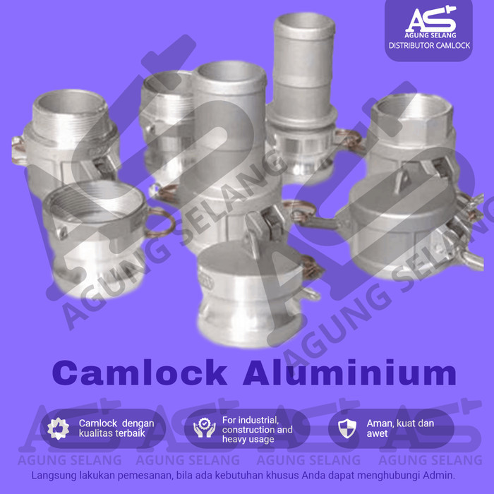 Jual Terbagus Camlock D 2Inch Aluminium Tipe D200 Drat Female Thread ...