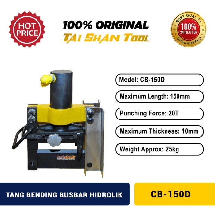 Jual Tang Tekuk Busbar Hidrolik TaiShan CB 150 D - Tang Bending Press ...