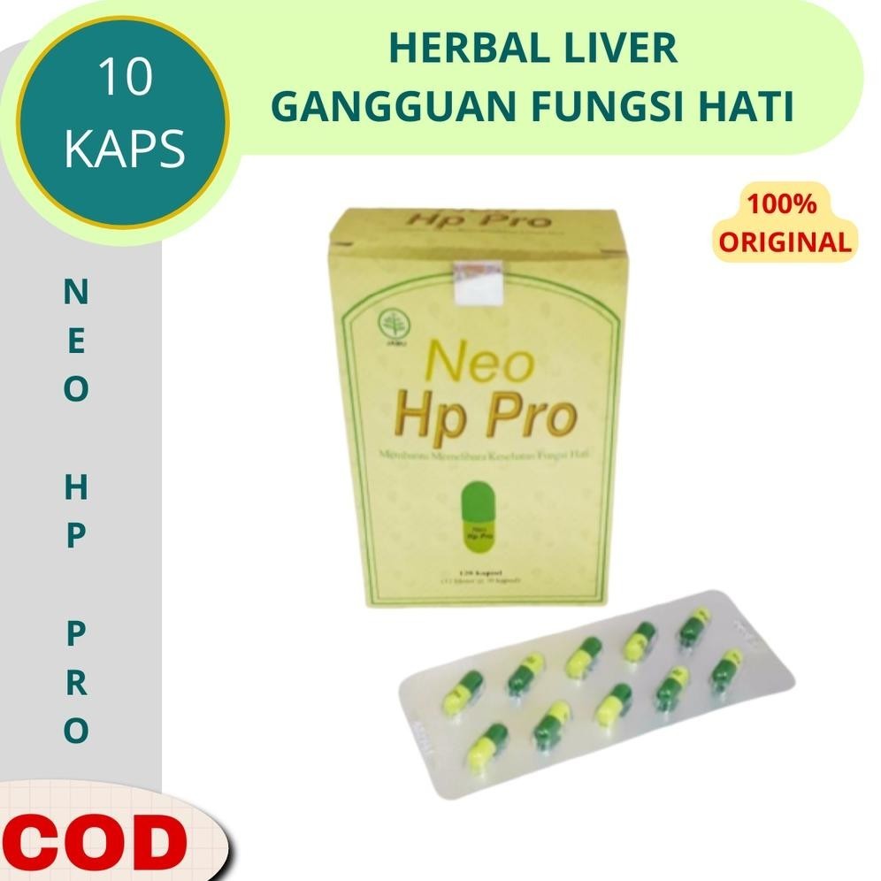 Jual Obat Liver Hepatitis Memperbaiki Fungsi Hati Neo HP PRO strip 12 ...