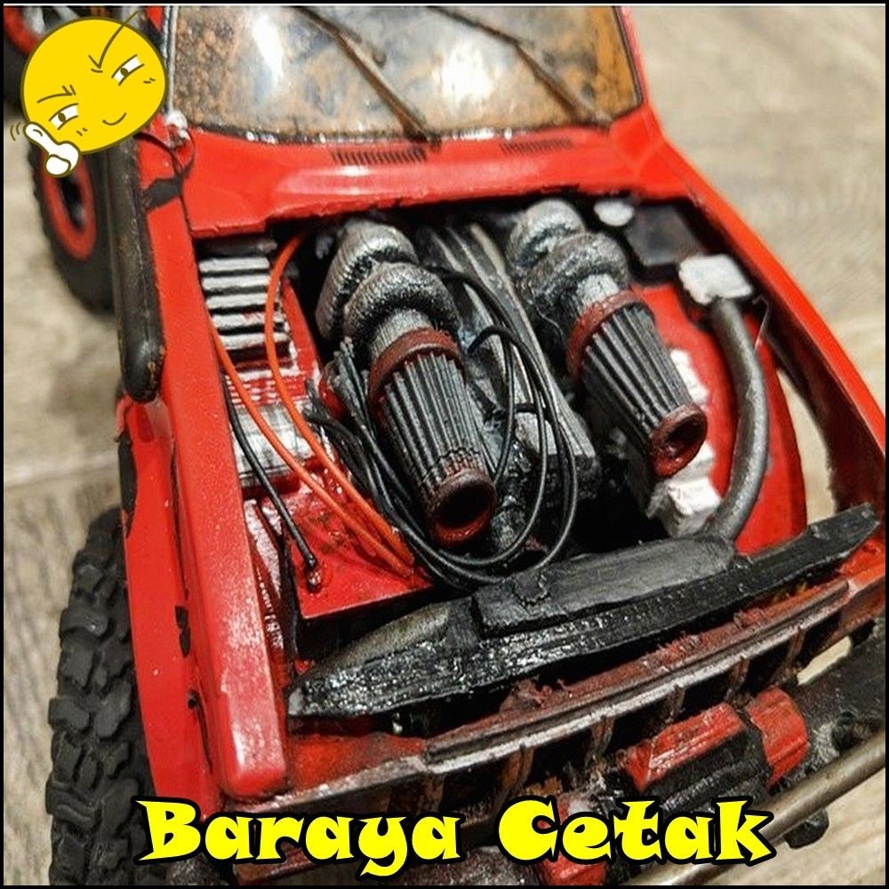 Jual RC Cover Engine Bay Servo 3D Print Aksesoris Mainan RC c14 c24 c44 ...