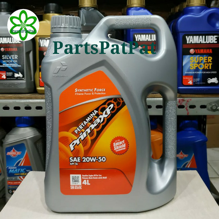 Jual Oli Oil Mesin Prima Xp 20W50 20W-50 4Lt 4000Ml Pertamina Asli ...