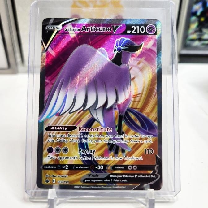 Jual GALARIAN ARTICUNO 169 FA - Chilling Reign - Pokemon TCG English ...