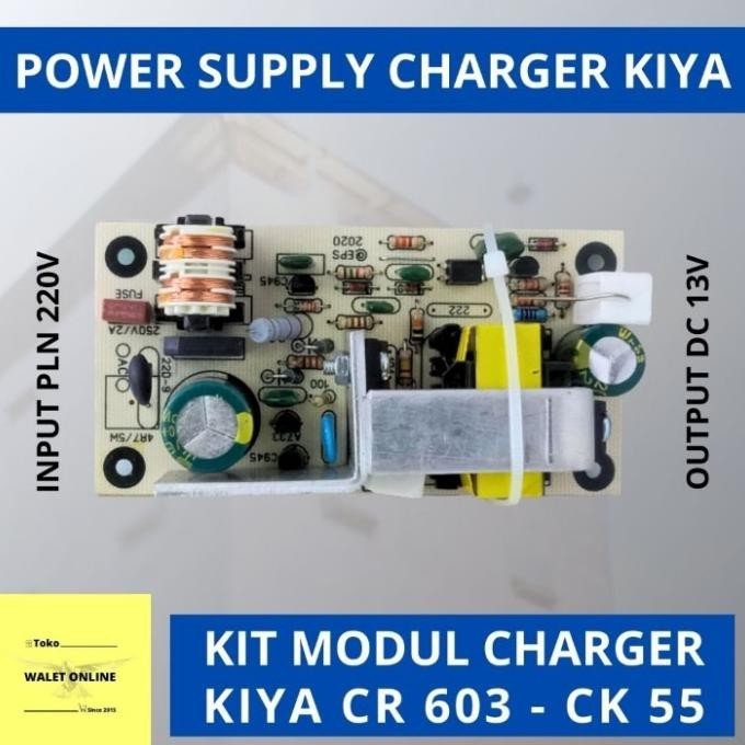 Jual New Kit Modul Charger Aki Kiya Ck 55 Cr 603 Power Supply Trafo Switching | Shopee Indonesia