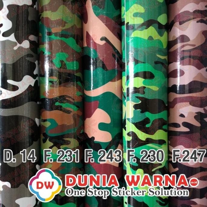 Jual New Skotlet Doreng Militer Hijau Army Tentara Camo Funfix Sticker Motor | Shopee Indonesia