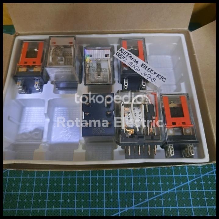 Jual GRATIS ONGKIR RELAY ORIGINAL OMRON MY2 24VDC MY2-GS 24VDC RELAY 8 KAKI RELAY MY2 ...