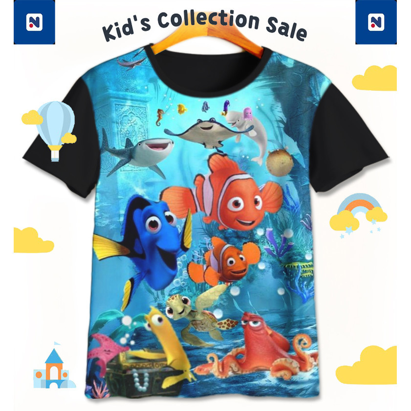 Jual Kaos Anak Finding Nemo v1 Baju Film Animasi Kartun Finding Nemo ...