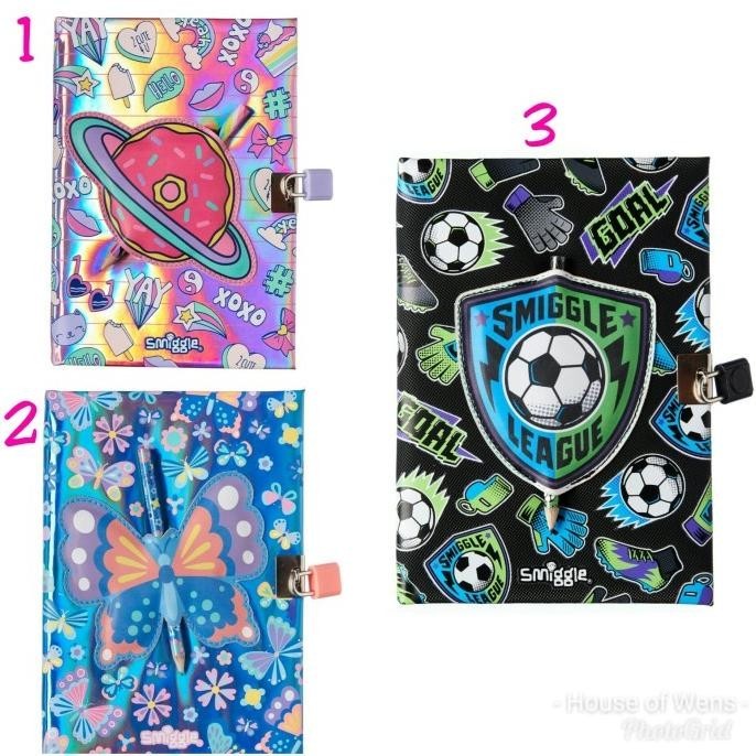 Jual Smiggle Poppin Scratch 4 Scent A5 Lockable Notebook - Diary ...