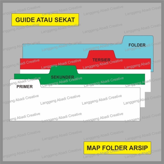 Jual Sekat Arsip Guide Sekat Arsip Dokumen Peralatan Kearsipan | Shopee ...